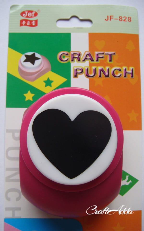 Jef Giant Craft Punch - Heart - JF-828-9 - CraftAdda