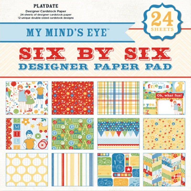 Playdate - 6x6 Paperpack - 6X6210 - CraftAdda