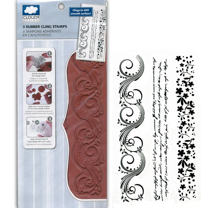 Cloud9 Designs Rubber Stamp - Border Patterns - 66060 - CraftAdda