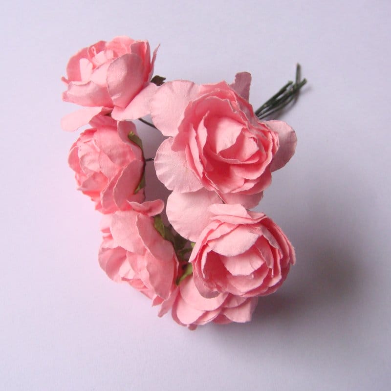 Paper Roses - Light Pink - CAPR-11 - CraftAdda
