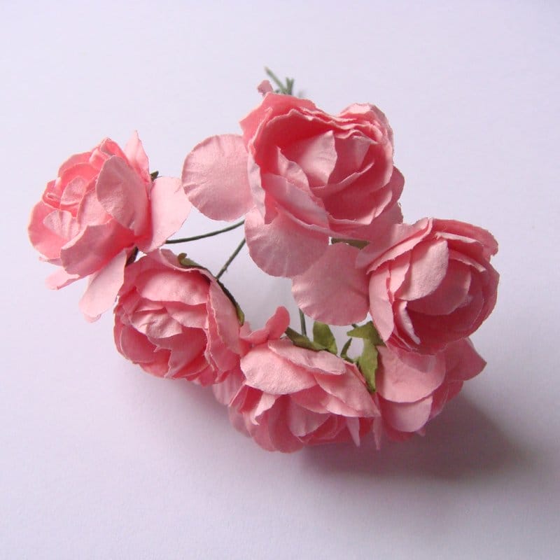 Paper Roses - Light Pink - CAPR-11 - CraftAdda