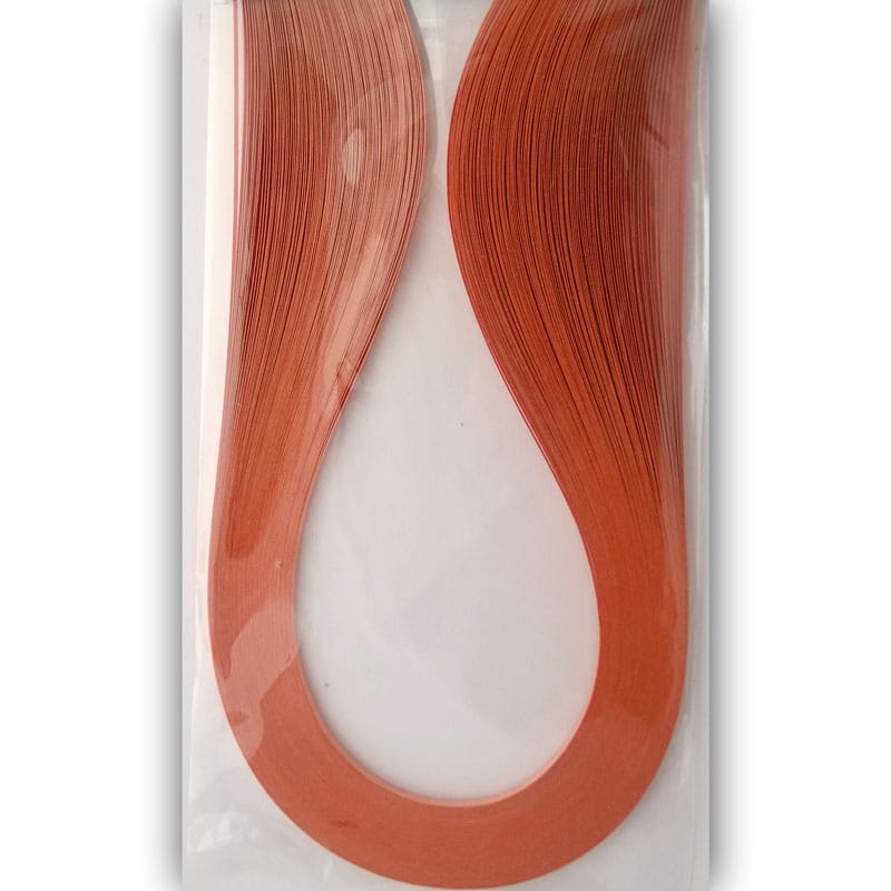 3mm Quilling Strip - Coral Orange - CAQS-97 - CraftAdda