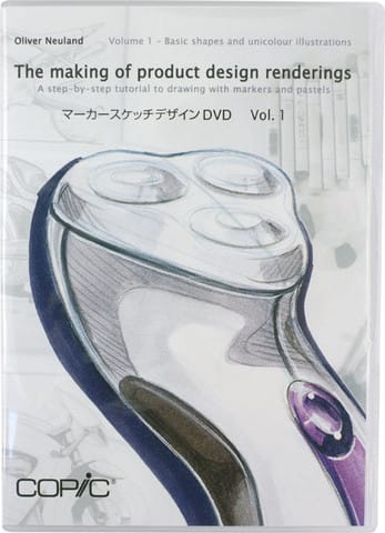 Copic Making of Product Design Rendering Vol.1 DVD - PDRDVD - CraftAdda