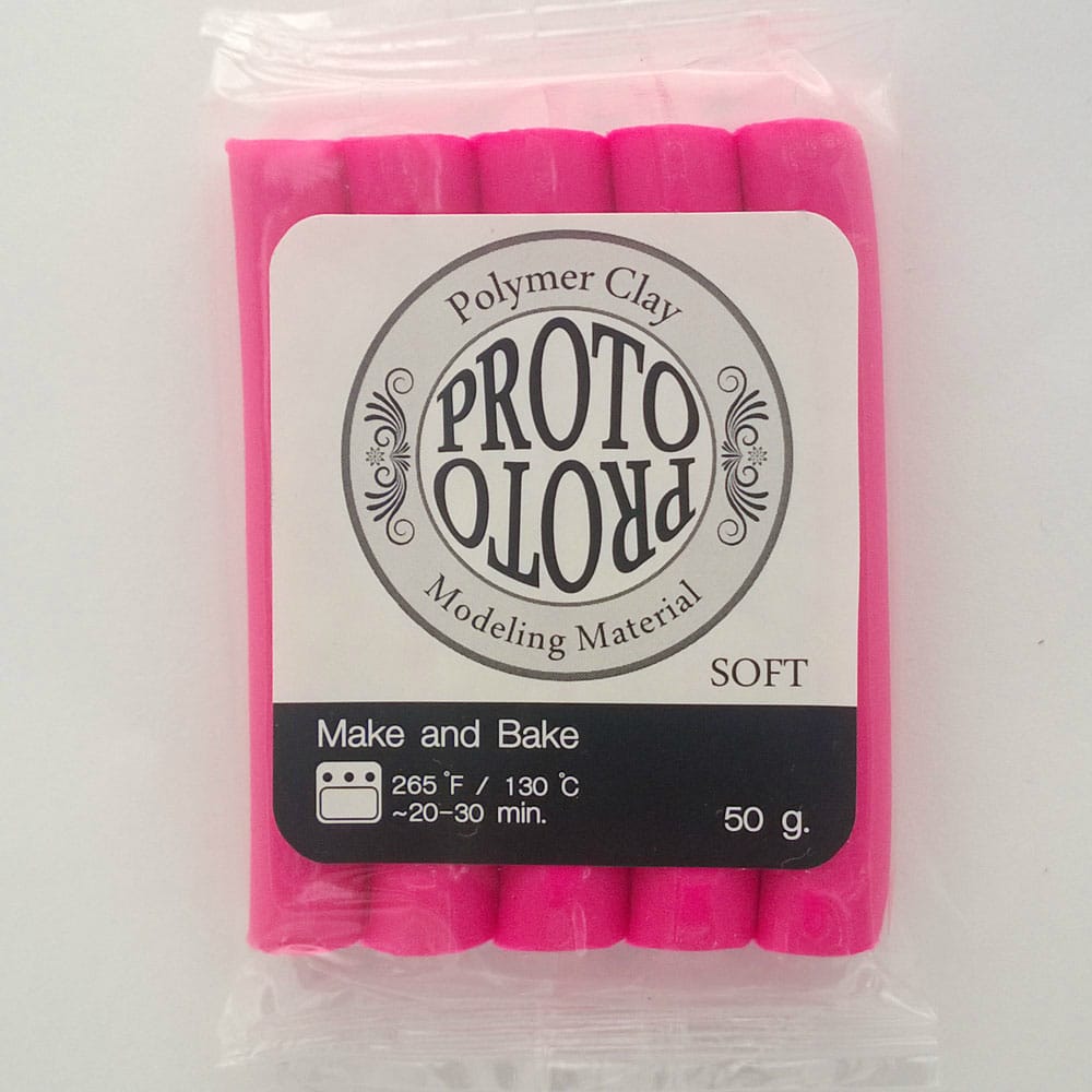 Proto Make and Bake Polymer Clay (50 gms) - Pink - Proto-50-Pink ...