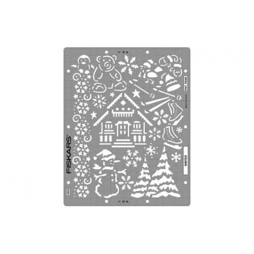 Fiskars ShapeBoss Stencil - Winter - 5623 - CraftAdda