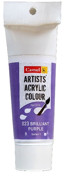 Camel Artist Acrylic Colour 40ml Tube - Brilliant Purple - 815023 ...