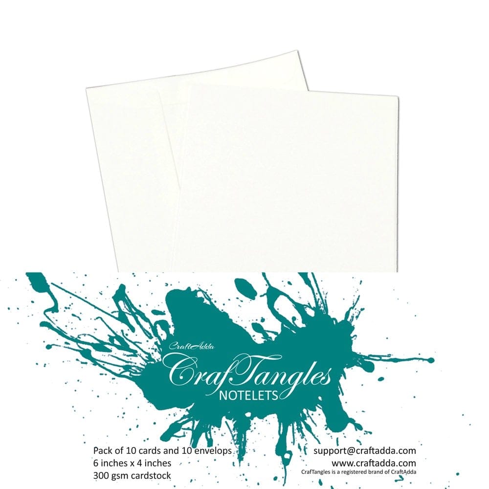 CrafTangles Notelets (Card bases and coordinating envelopes) - Textured ...