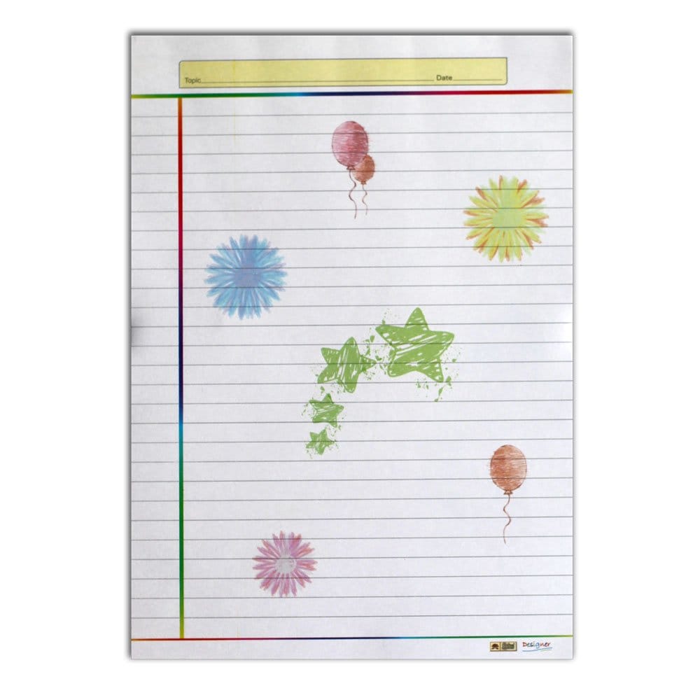 Lotus Designer Colour Sheets - A4 (One Side Multi Design D4) - 20 ...