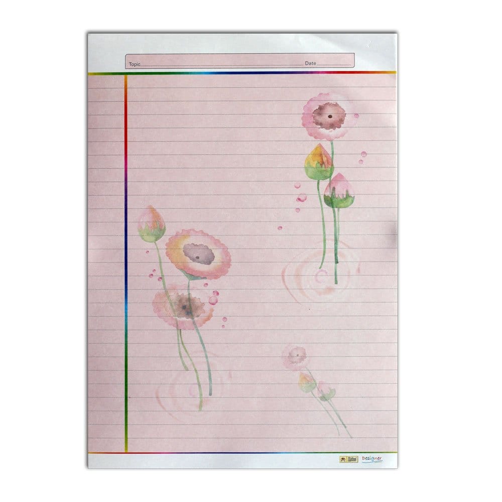 Lotus Designer Colour Sheets - A4 (One Side Multi Design D9) - 20 ...