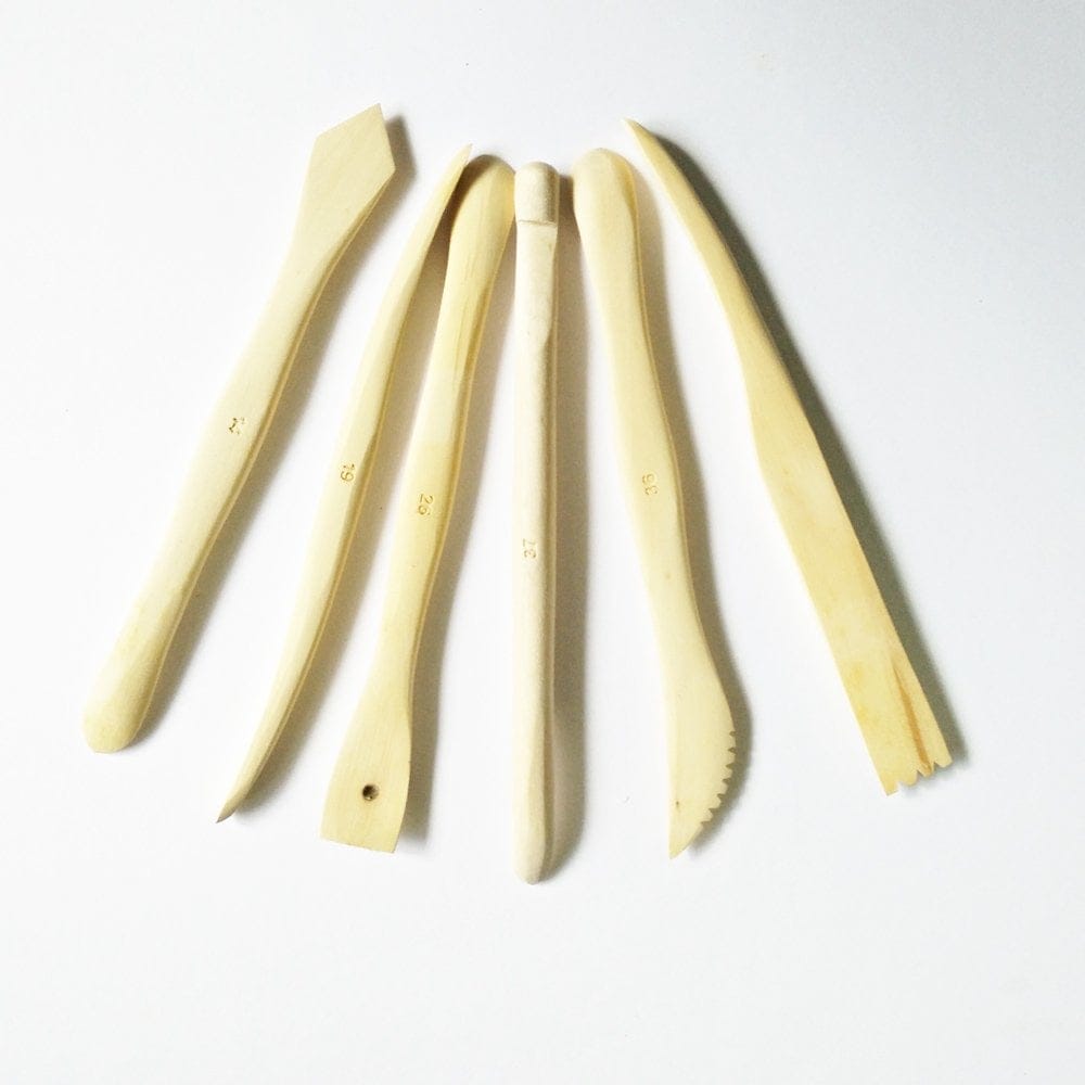 Clay Carving Tools Set (6 pcs) - 6 inches - CACT-6-6 - CraftAdda