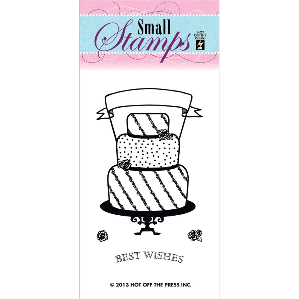 Hot Off The Press Acrylic Stamp - Cake - HOP1110 - CraftAdda