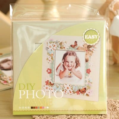 DIY Photo Frame Kit by EnoGreeting - Floral Green - SPF11 - CraftAdda