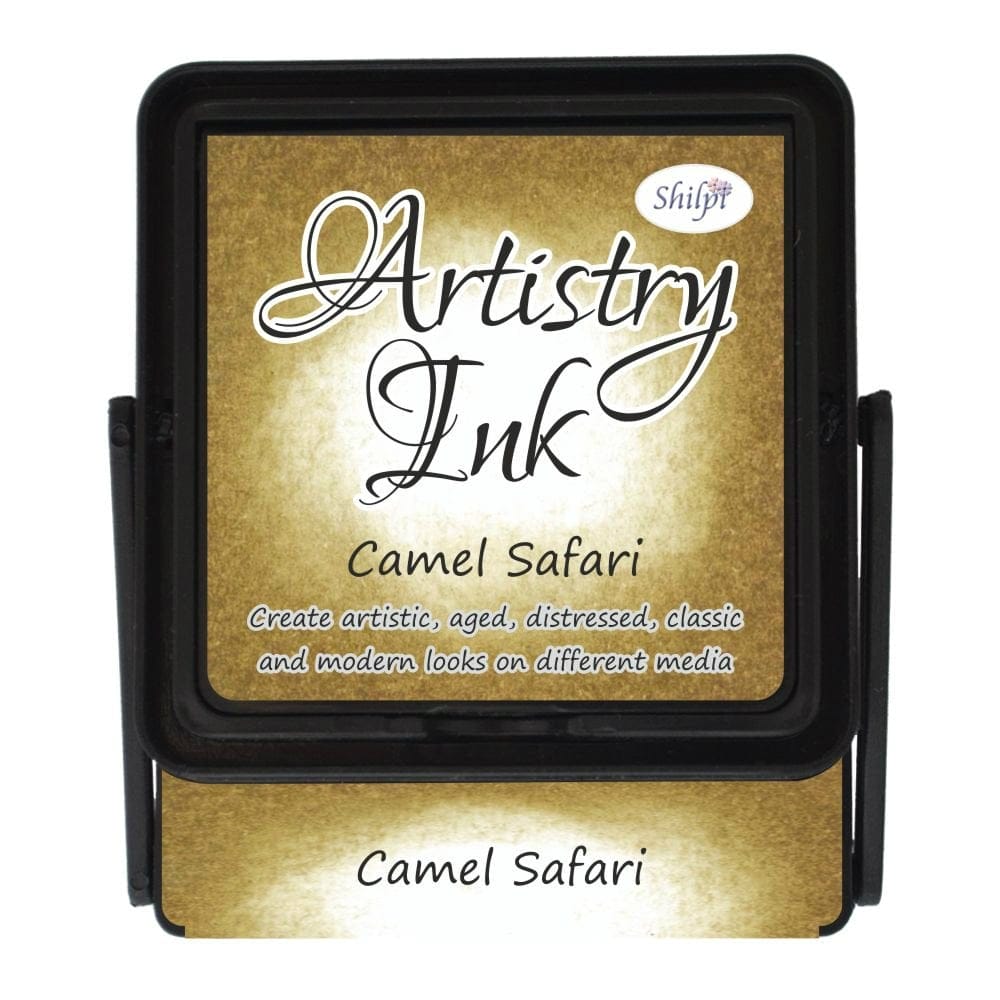Shilpi Artistry Mini Ink Pad - Camel Safari - M11 - CraftAdda