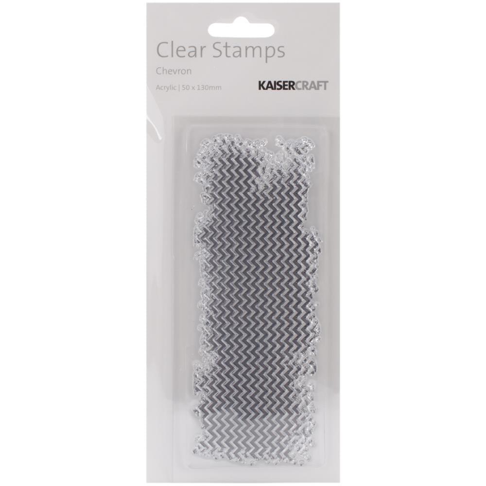 KaiserCraft Texture Clear Stamps - Chevron - CS149 - CraftAdda