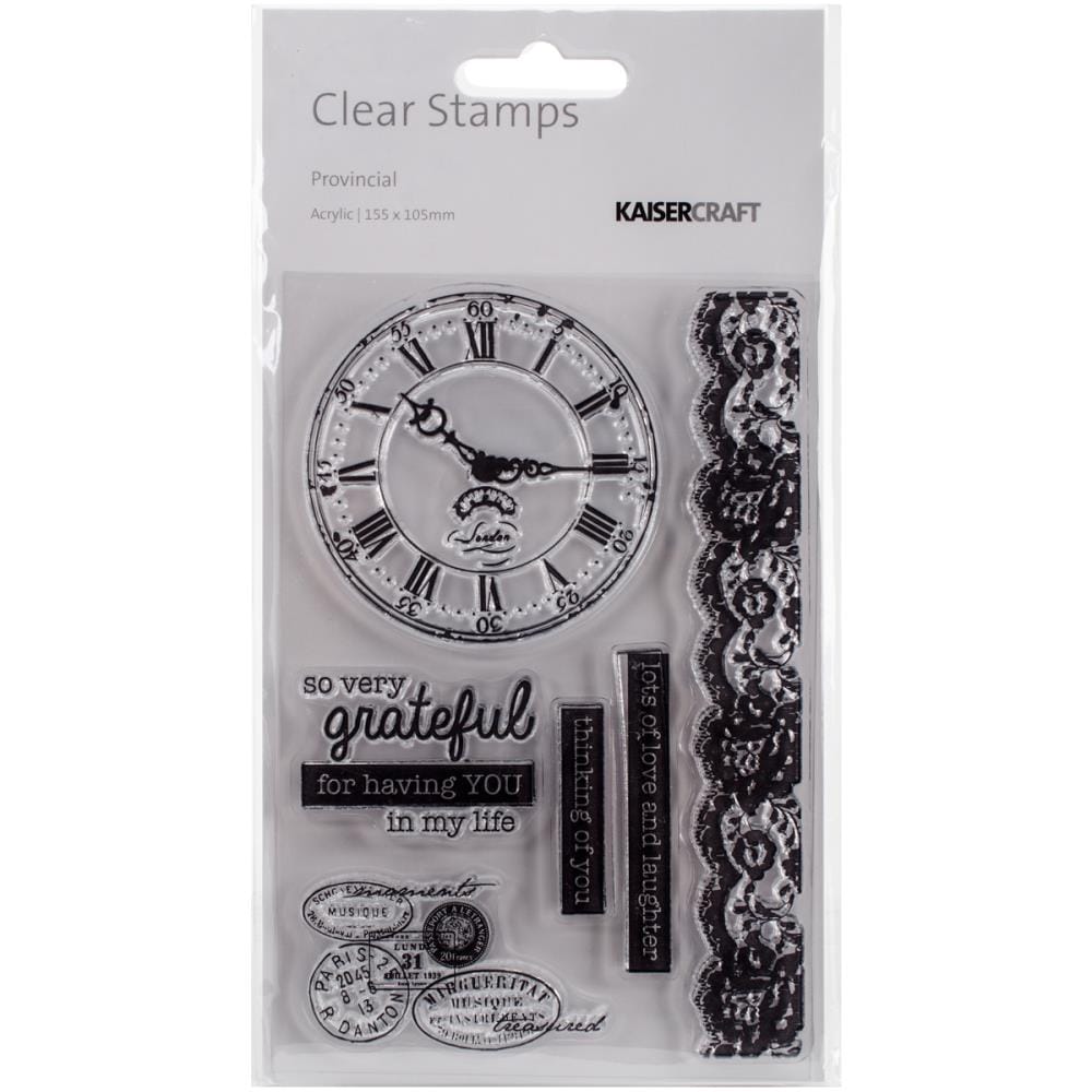KaiserCraft Clear Stamps - Provincial - CS243 - CraftAdda