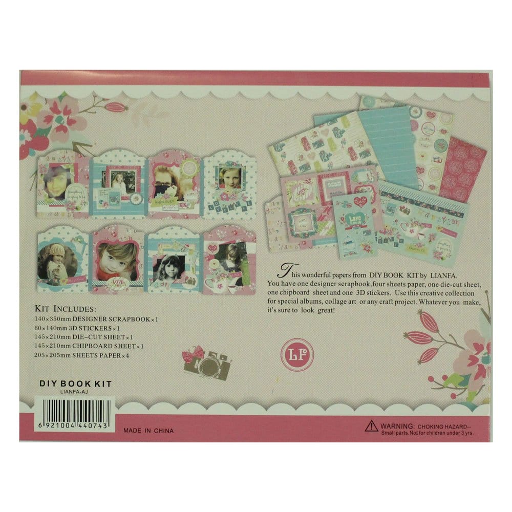 DIY Book Kit by LianFa - Design 5 - DBKAA-2 - CraftAdda