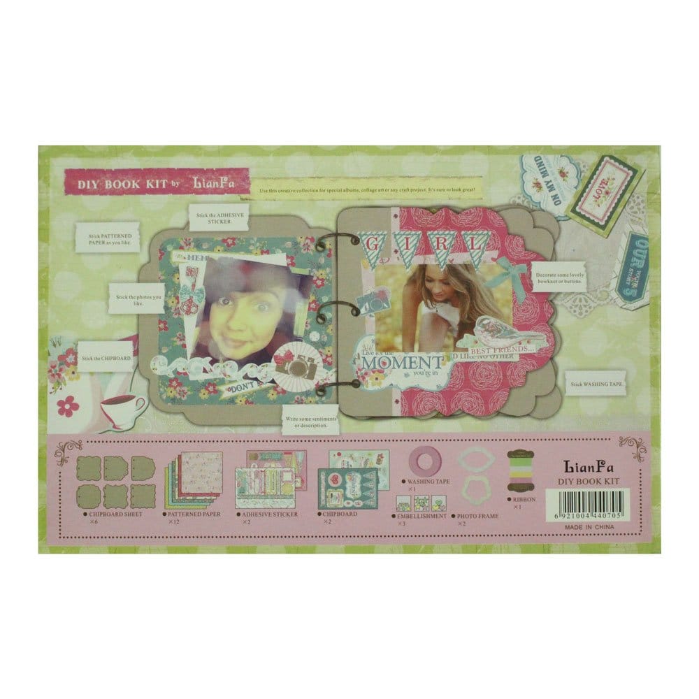 DIY Book Kit by LianFa - Design 2 - SCD002 - CraftAdda