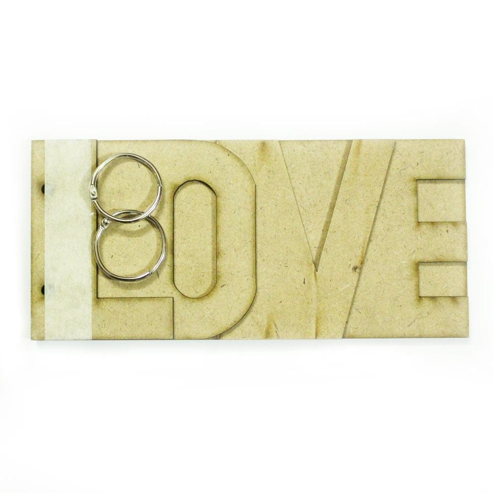 MDF Album - Love (Small) - CACA-11 - CraftAdda