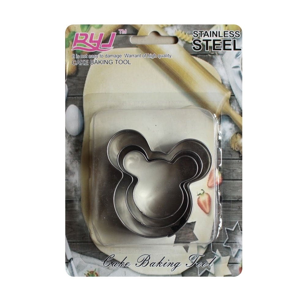 Metal Cookie Cutter Set - Mickey Mouse - M2640 - CraftAdda