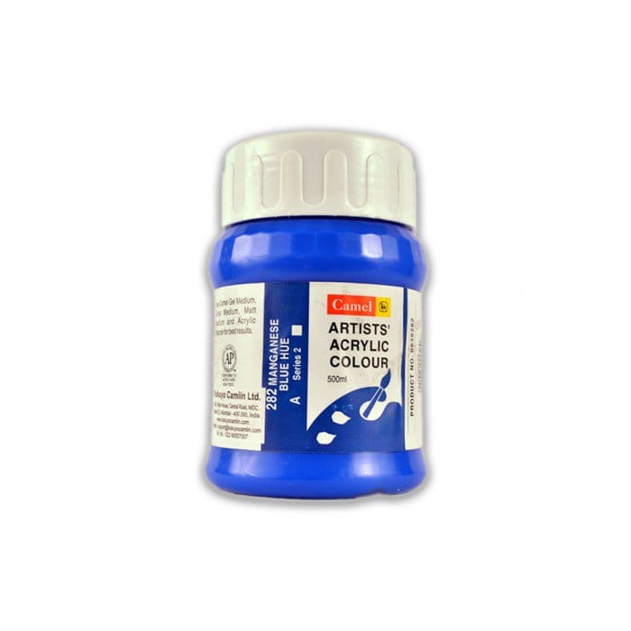 Camel Artist Acrylic Colour 500ml Jar - Manganese Blue Hue - 838282 ...