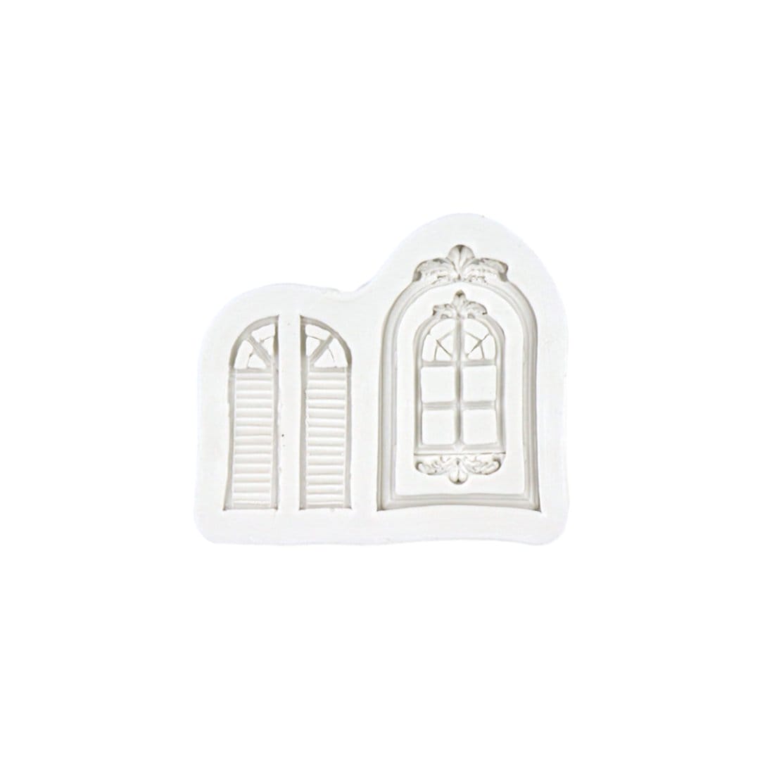 Vintage Window Silicone Clay Mould - CAMOLD300 RAWS-131 - CraftAdda