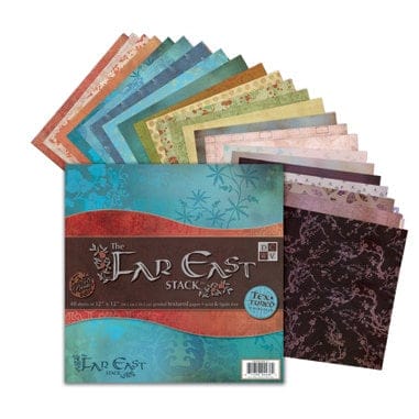 Die Cuts with a View - The Far East Stack - 12x12 Paper Stack - PS-005-00013 - CraftAdda