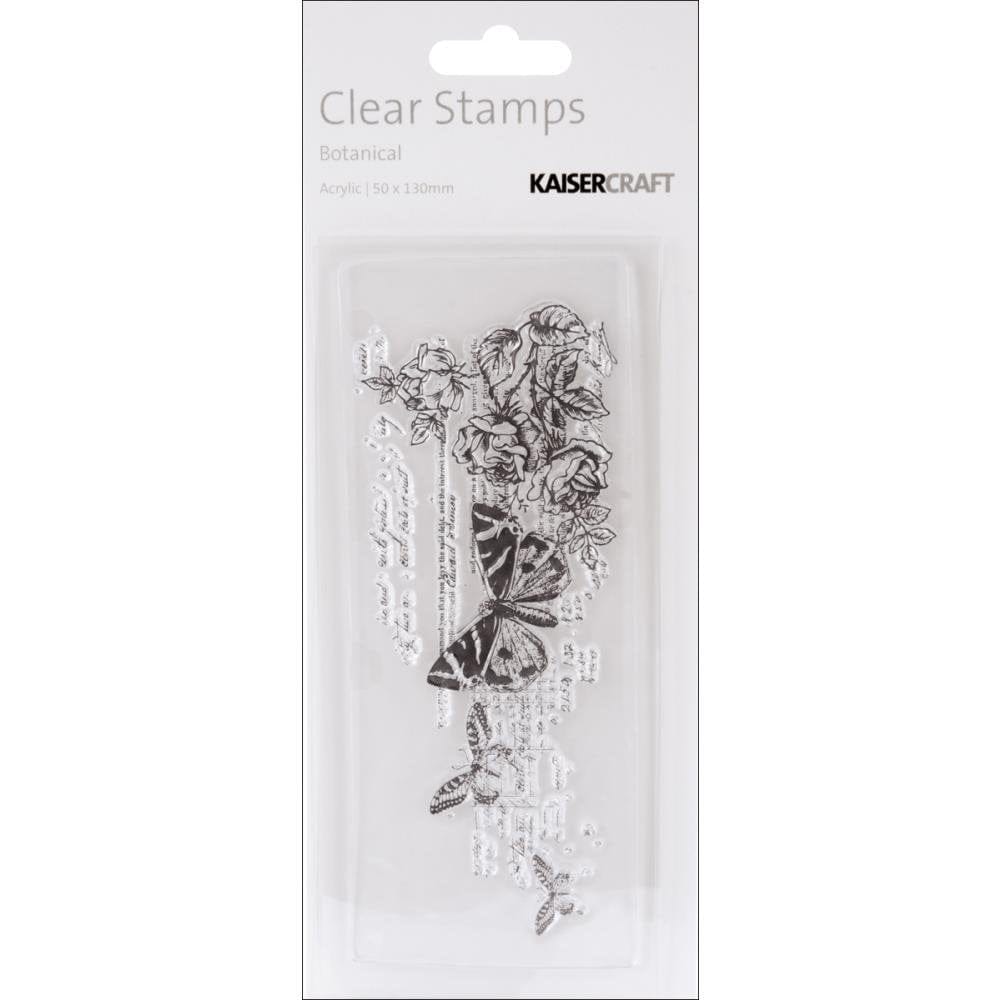 KaiserCraft Texture Clear Stamps - Botanical - CS795 - CraftAdda