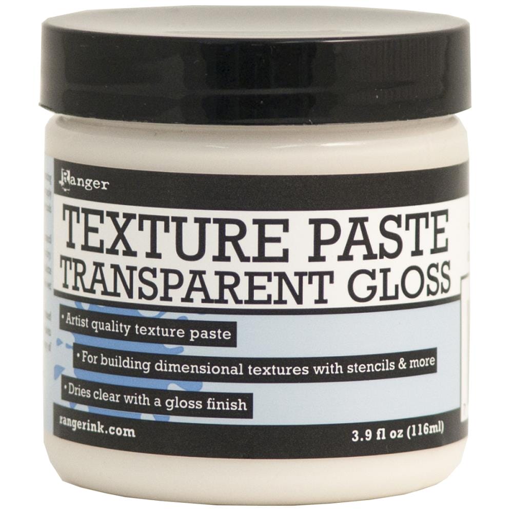 Ranger Texture Paste - Transparent Gloss (4 oz) - INK44741 - CraftAdda