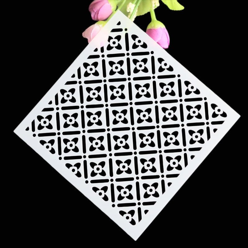 Stencil - Ornate (5 by 5 inch) - CHCS-32 CHCS-99-32 - CraftAdda