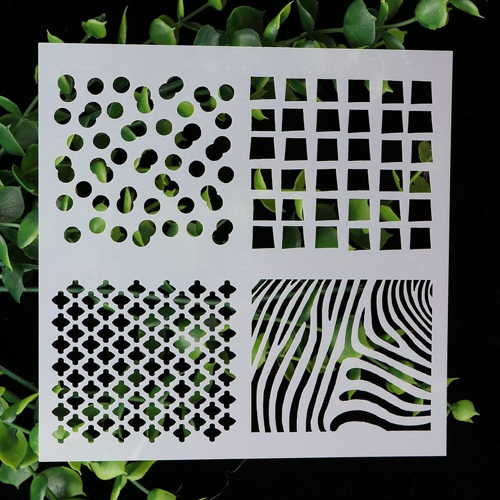 Stencil - Various Grids (5 by 5 inch) - CHCS-99-18-1 - CraftAdda