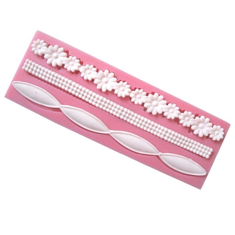 Borders Silicone Clay Mould - CAMOLD368 - CraftAdda