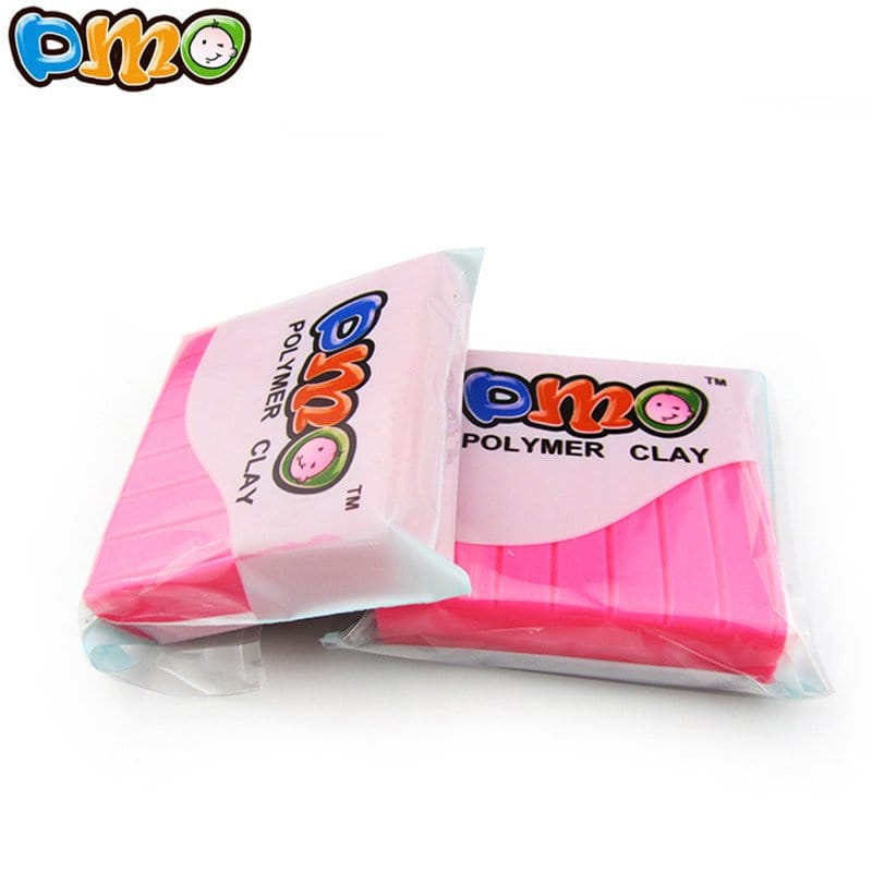 DMO Polymer Clay (50 gms) - Hot Pink - DMO-HotPink - CraftAdda