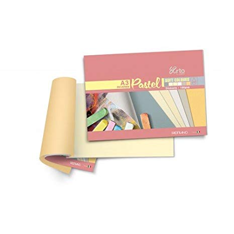 Campap White Pastel Paper Pad, acid free (A4 size) - CR 36280 - CraftAdda