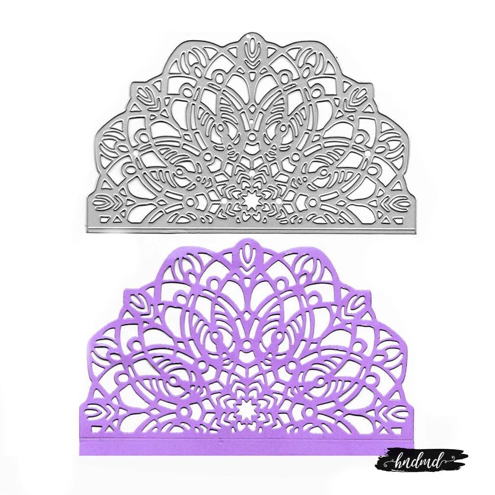 Steel Border Dies - Large Lacy Edge - XY1049 - CraftAdda