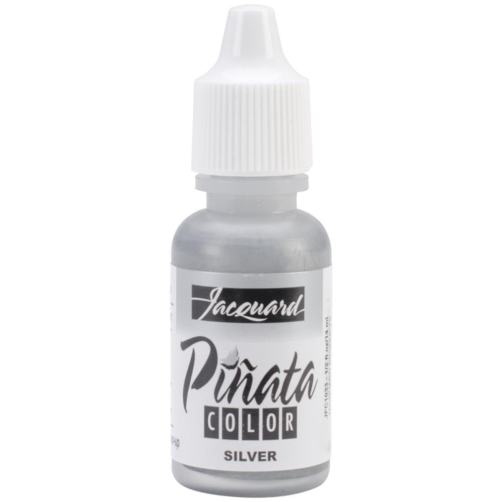 Jacquard Pinata Color Alcohol Ink .5oz - Silver - JFC1033 - CraftAdda