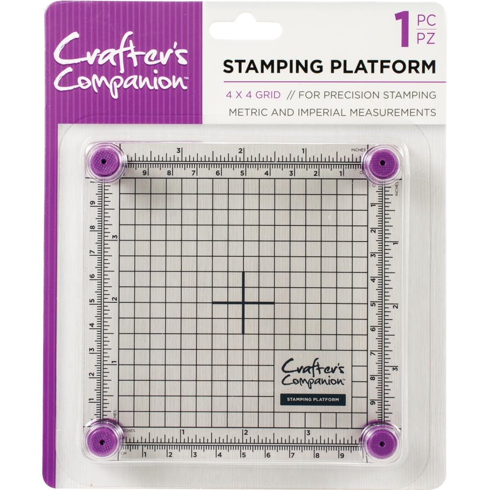 Crafter's Companion Stamping Platform - 4by4 inch - STPLAT4 - CraftAdda