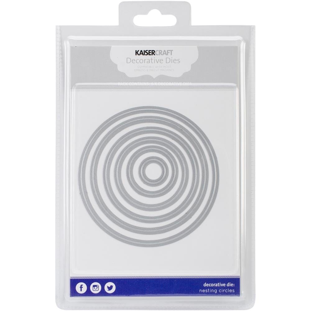 Kaisercraft Decorative Die - Nesting Circles - DD507 - CraftAdda