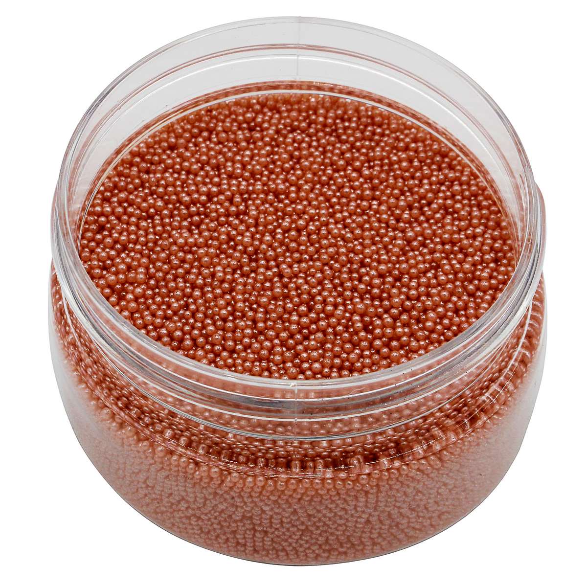 Micro Mini Pearl Beads - Orange - MBA606OE - CraftAdda