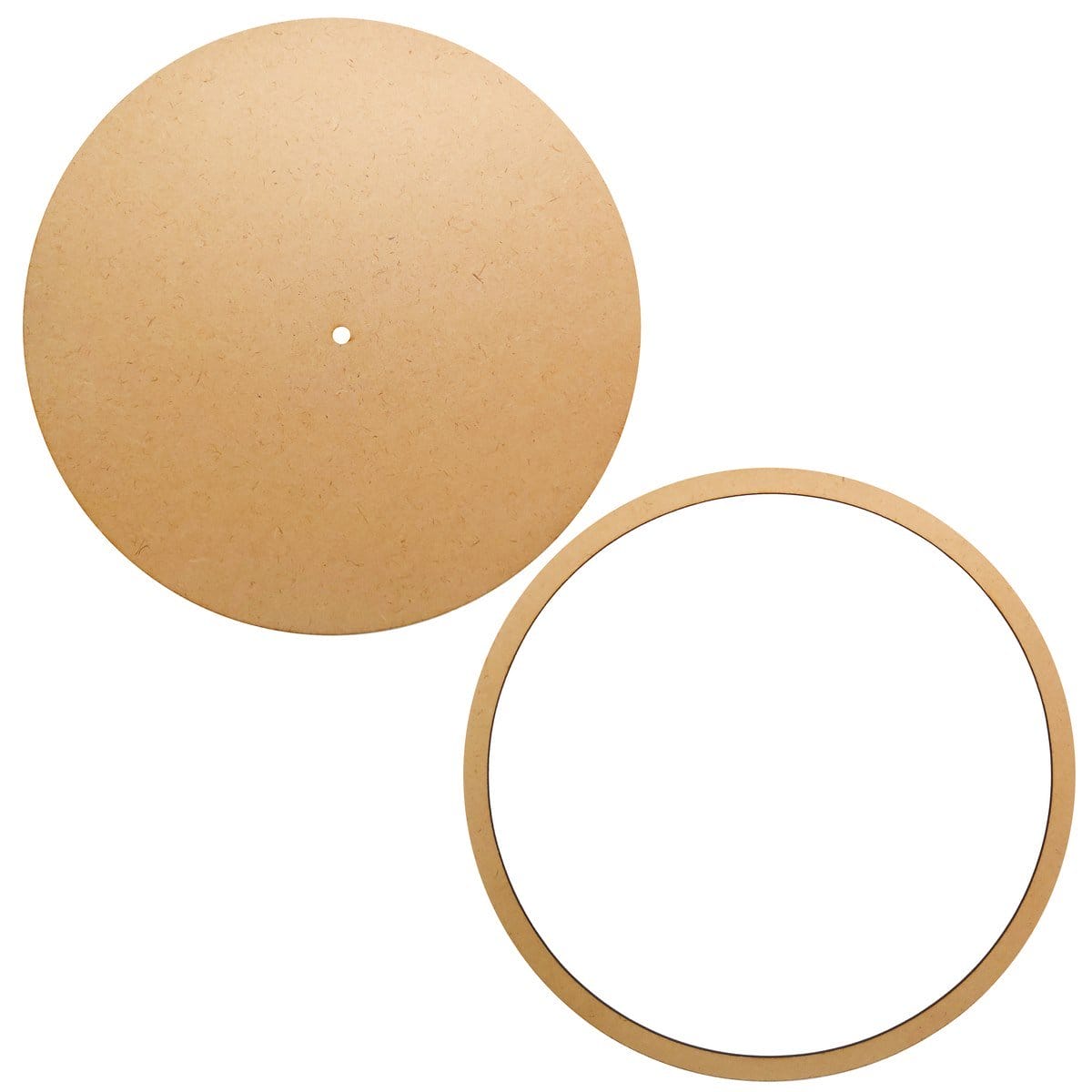 10 inch MDF Clock Base with Ring - MCPRW10 - CraftAdda
