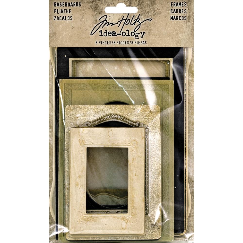 Tim Holtz Ideaology Baseboard Frames 8/Pkg - TH93710 - CraftAdda