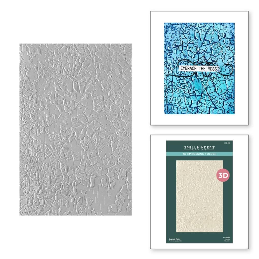 Spellbinders 3D Embossing Folder 5.5"X8.5" - Beautifully Imperfect ...